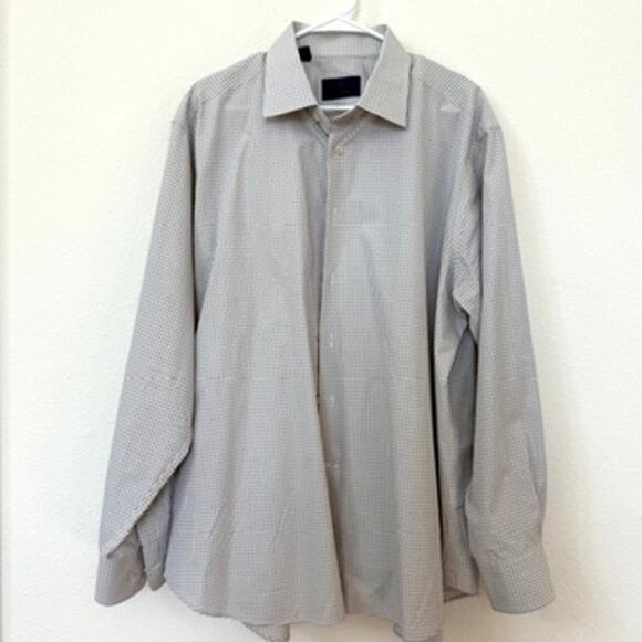 David Donahue | Shirts | David Donahue Dress Shirt Checkered Cotton ...